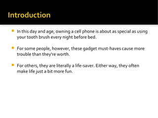 Strange But True Cell Phone Stories | PPT