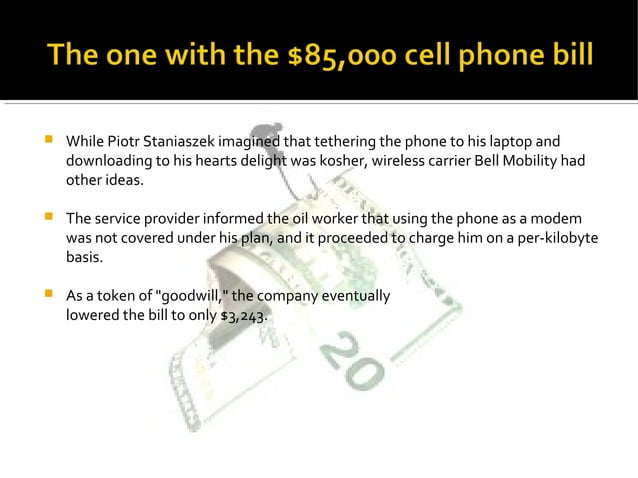 Strange But True Cell Phone Stories | PPT