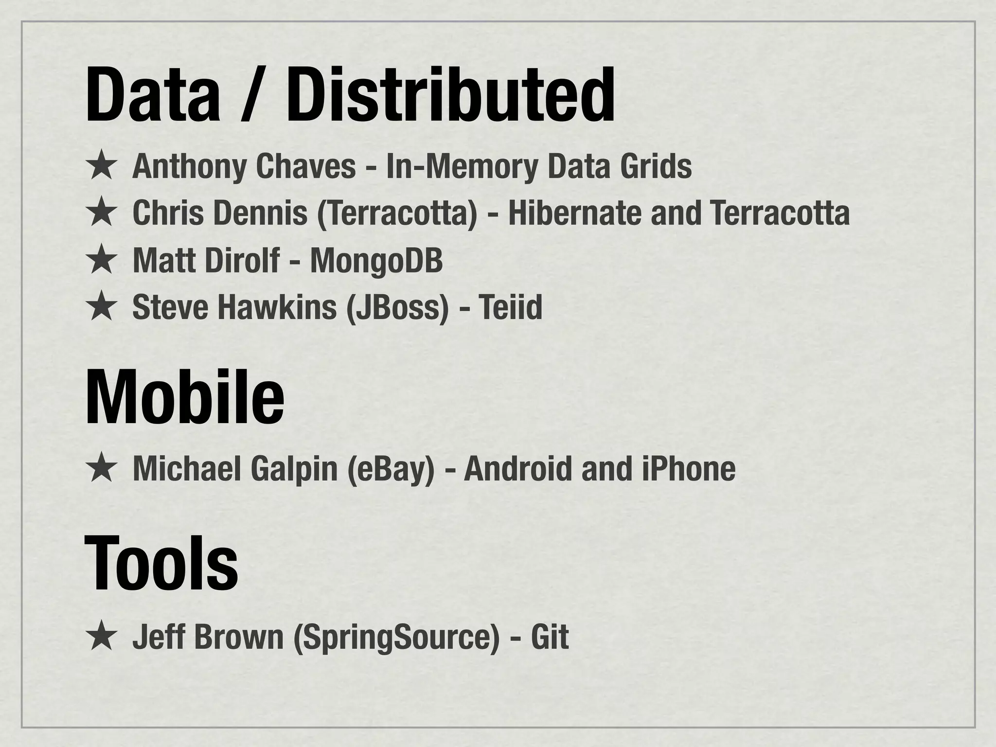 Strange Loop Conference 2009 | PPT