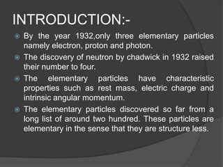 Strangeness in particle physics | PPT