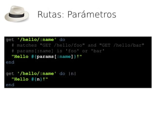 Strangers In The Night: Ruby, Rack y Sinatra - Herramientas potentes ...