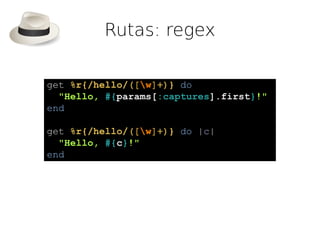 Strangers In The Night: Ruby, Rack y Sinatra - Herramientas potentes ...