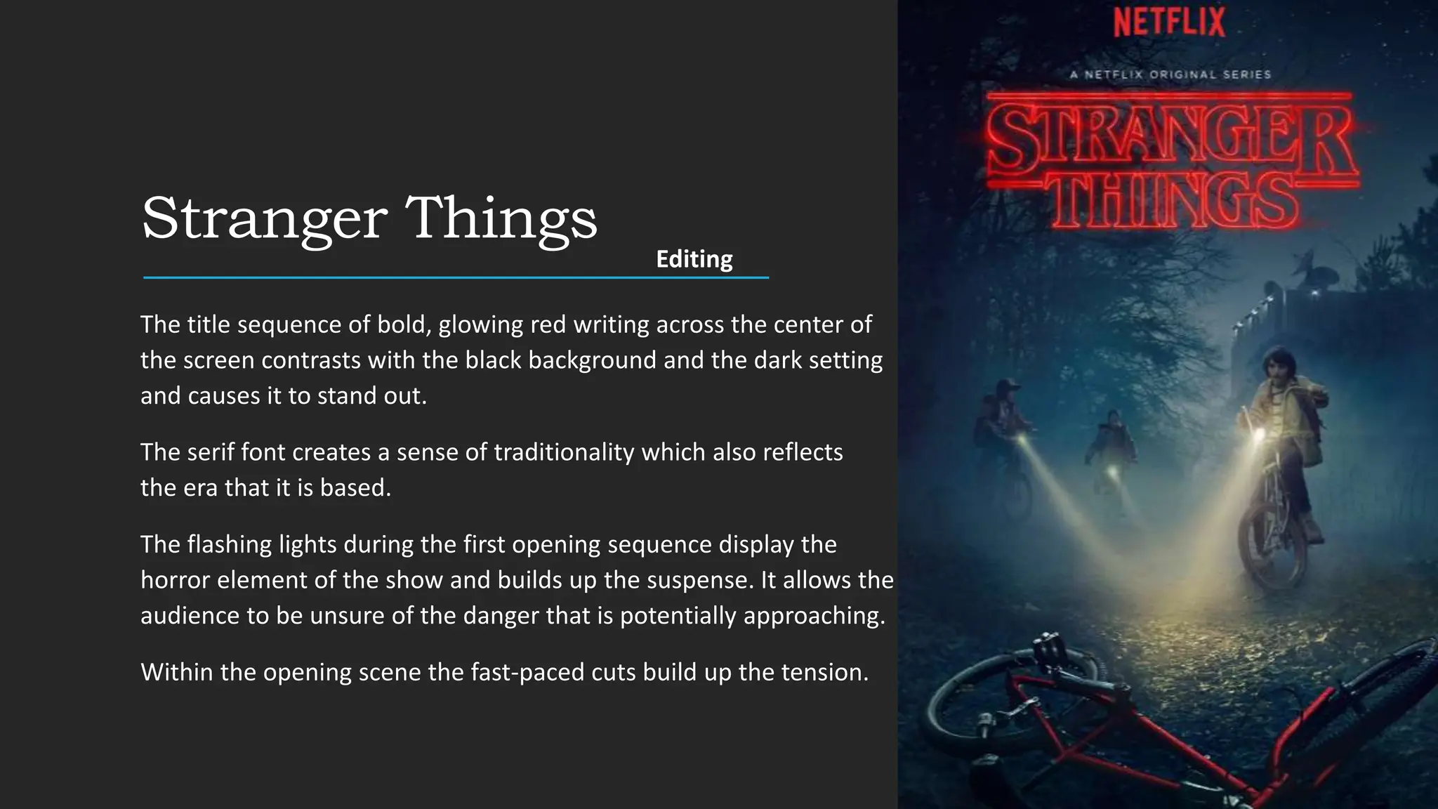 Stranger Things conventions sci-fi analysis | PPTX