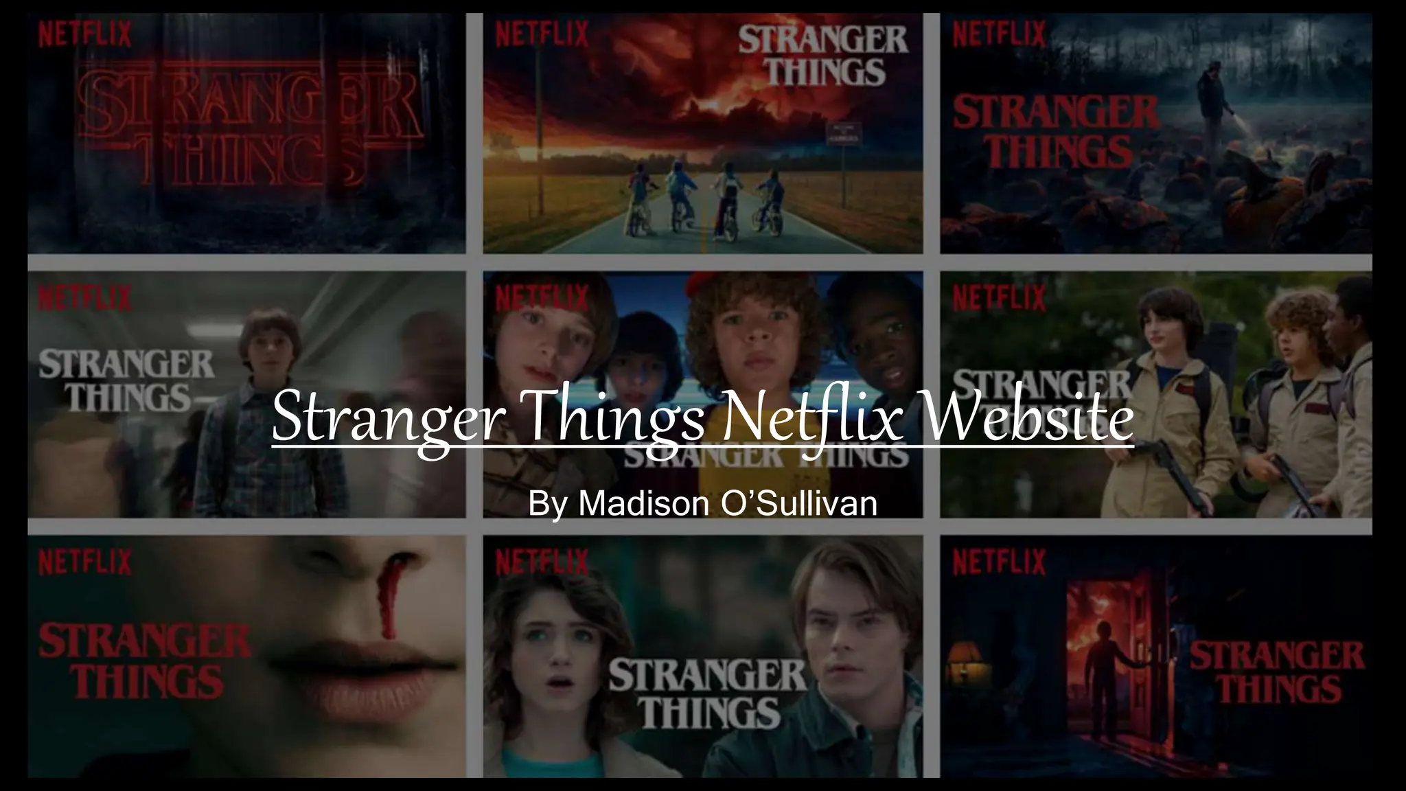 Stranger things netflix website powerpoint | PPT