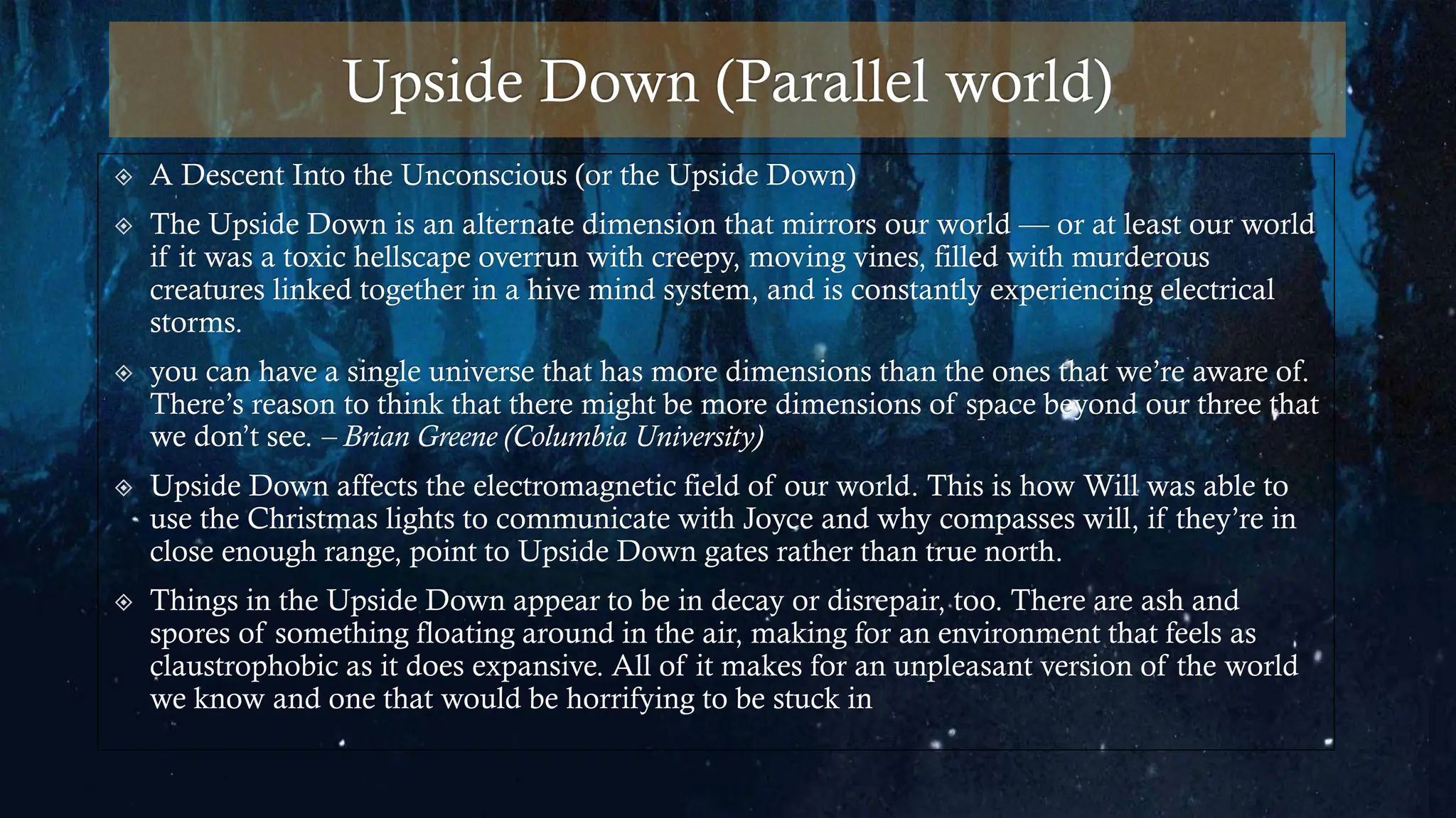 Stranger Things Science (part 1) ....... | PPT