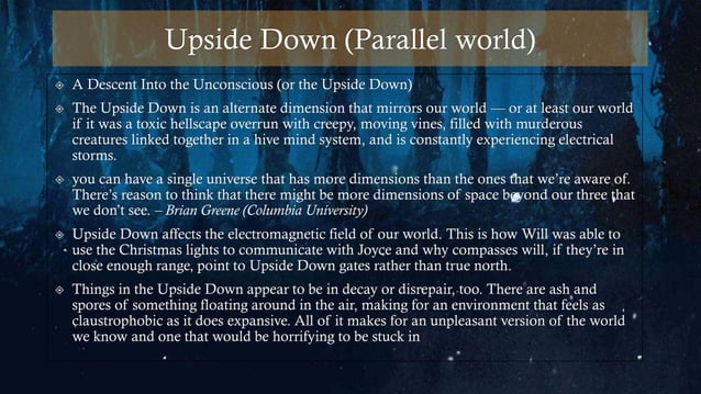 Stranger Things Science (part 1) ....... | PPT