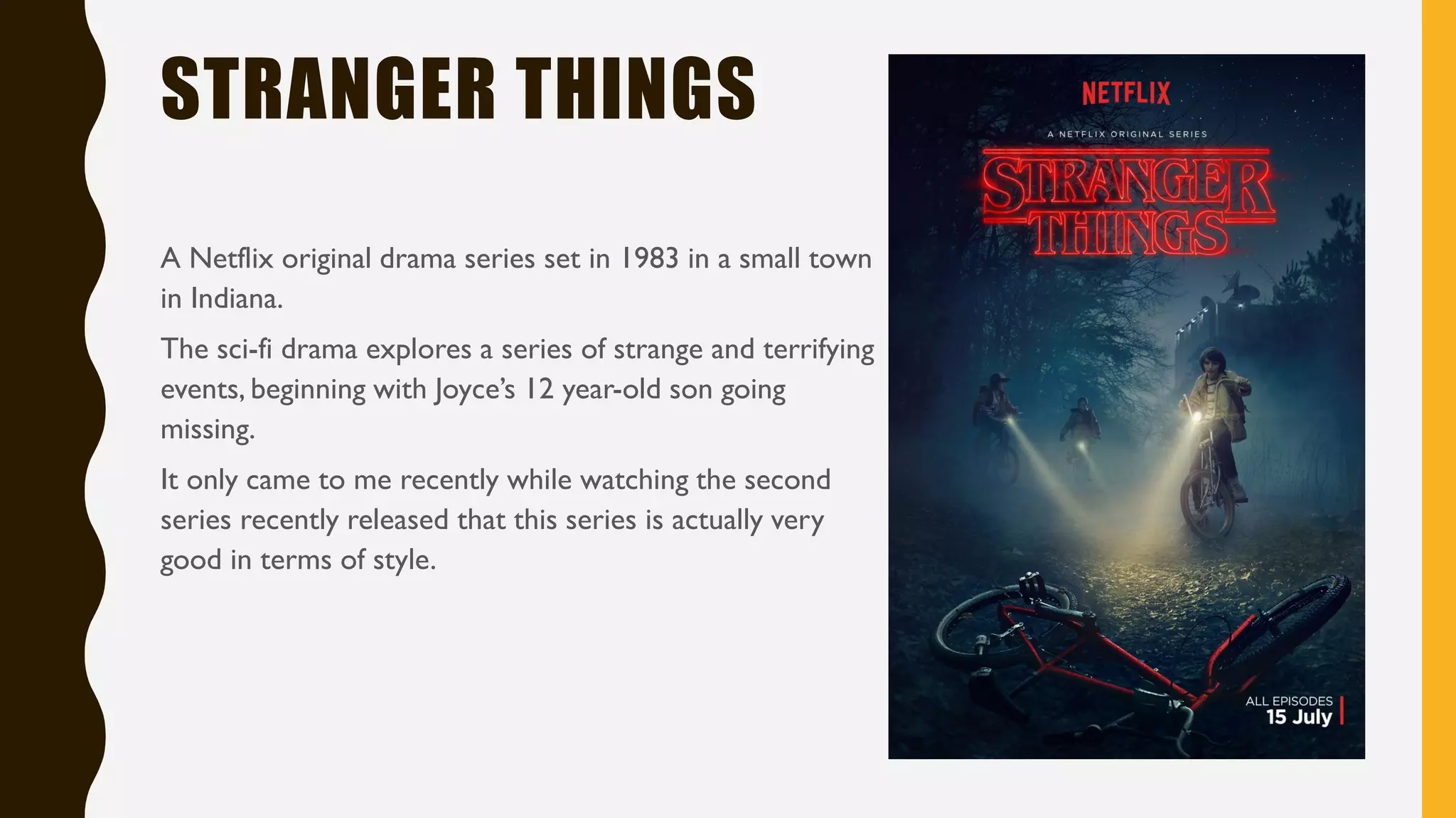 Stranger things – Stylistics and Interiors | PDF
