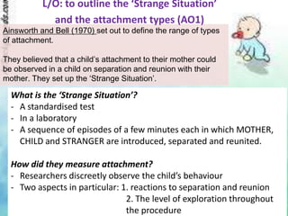 Strange situation & types of att | PPT