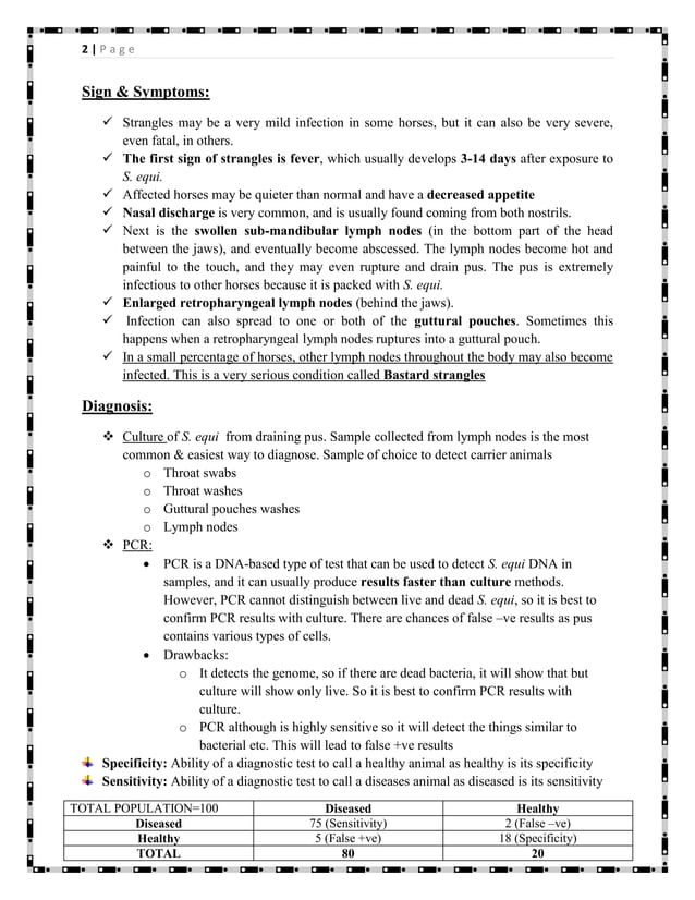 Strangles | PDF | Ear, Nose and Throat Conditions | Diseases and Conditions