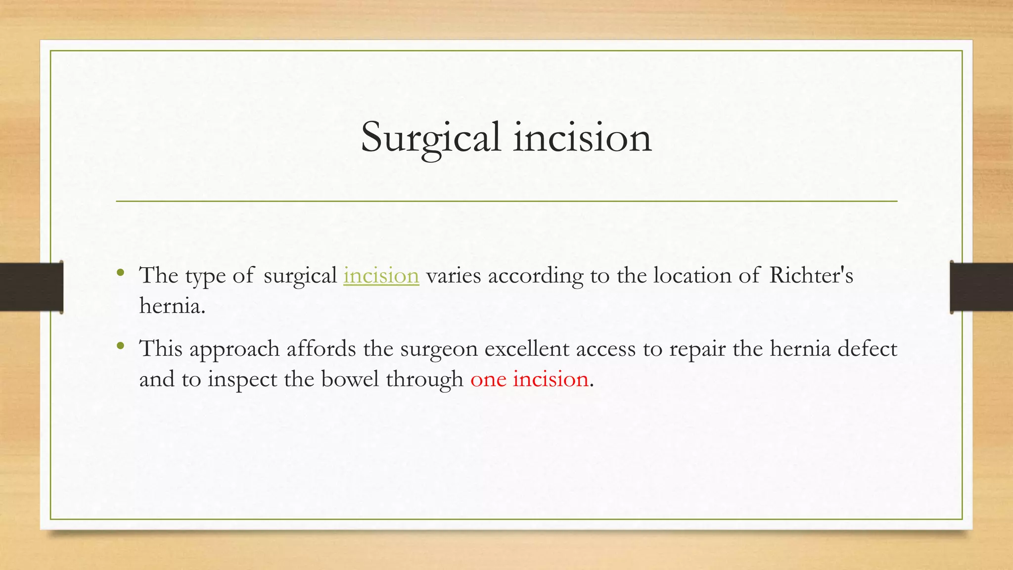 Strangulated femoral hernia | PPTX