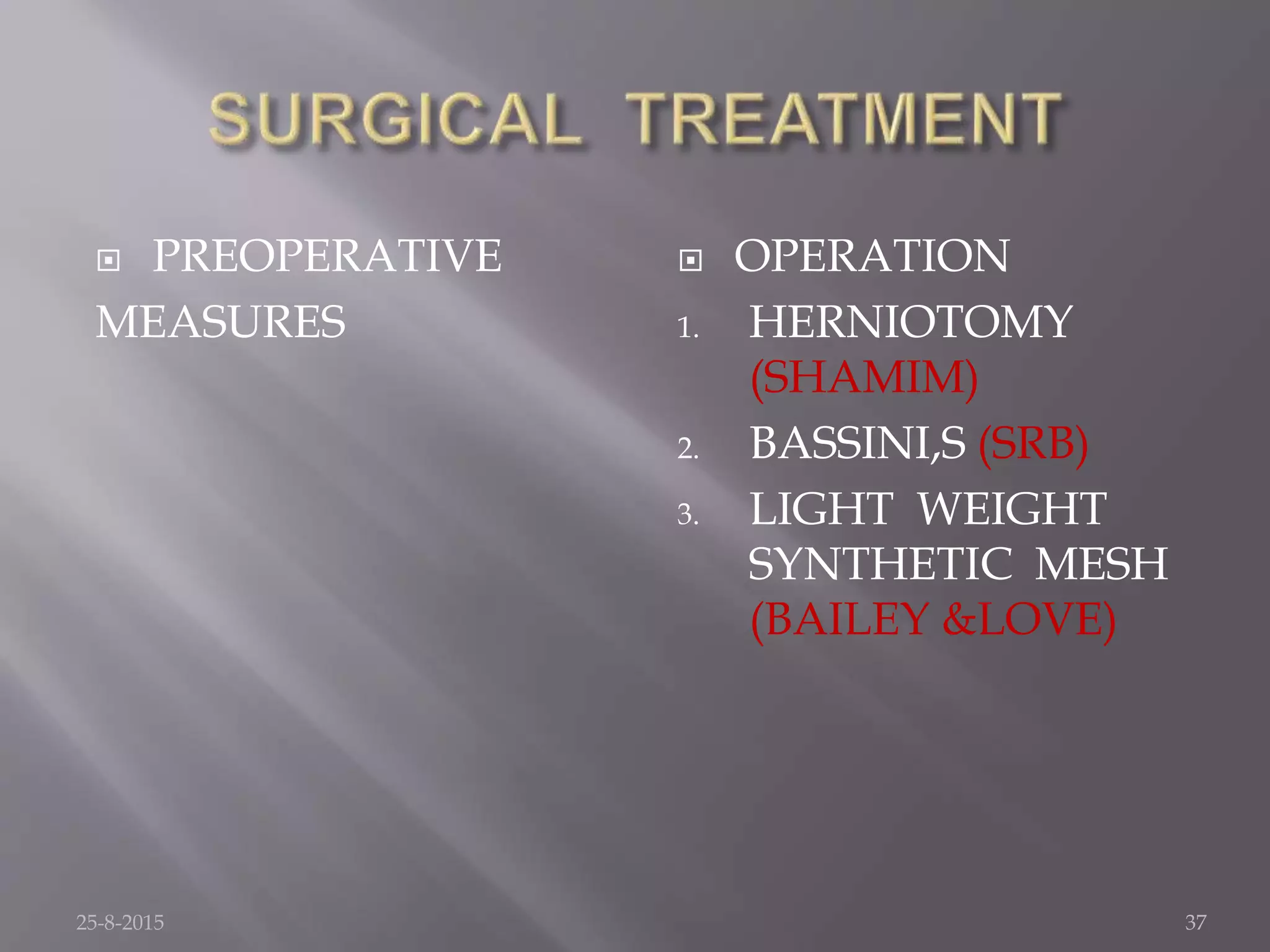 Strangulated hernia | PPTX
