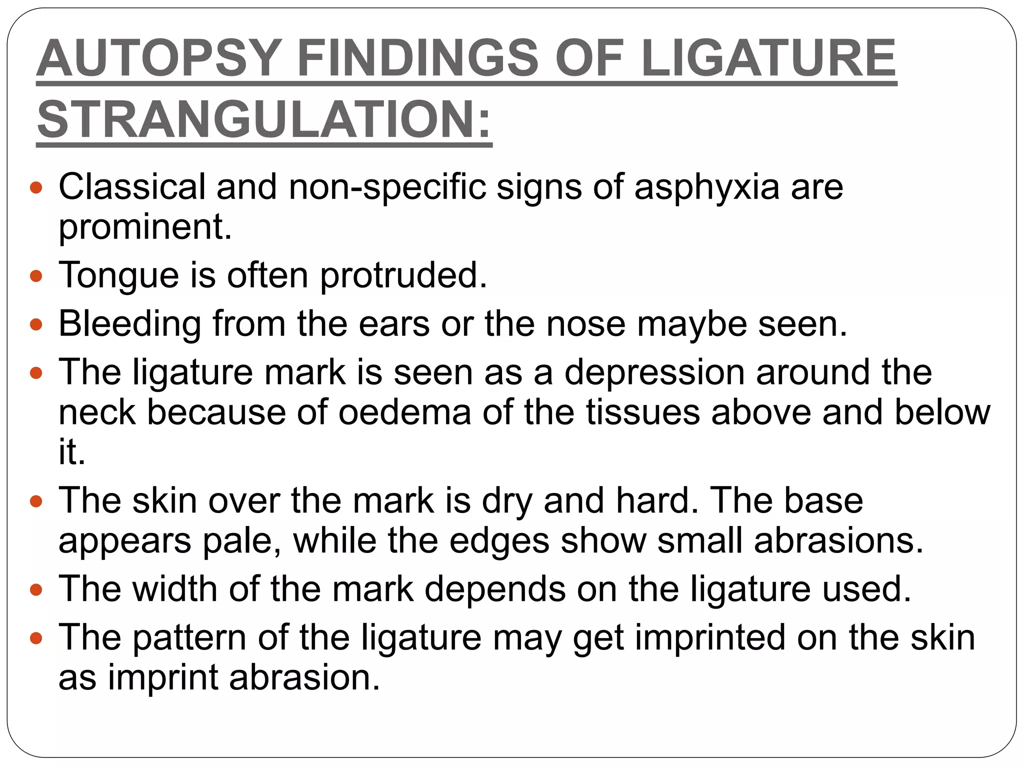 Strangulation Forensic Medicine | PPTX