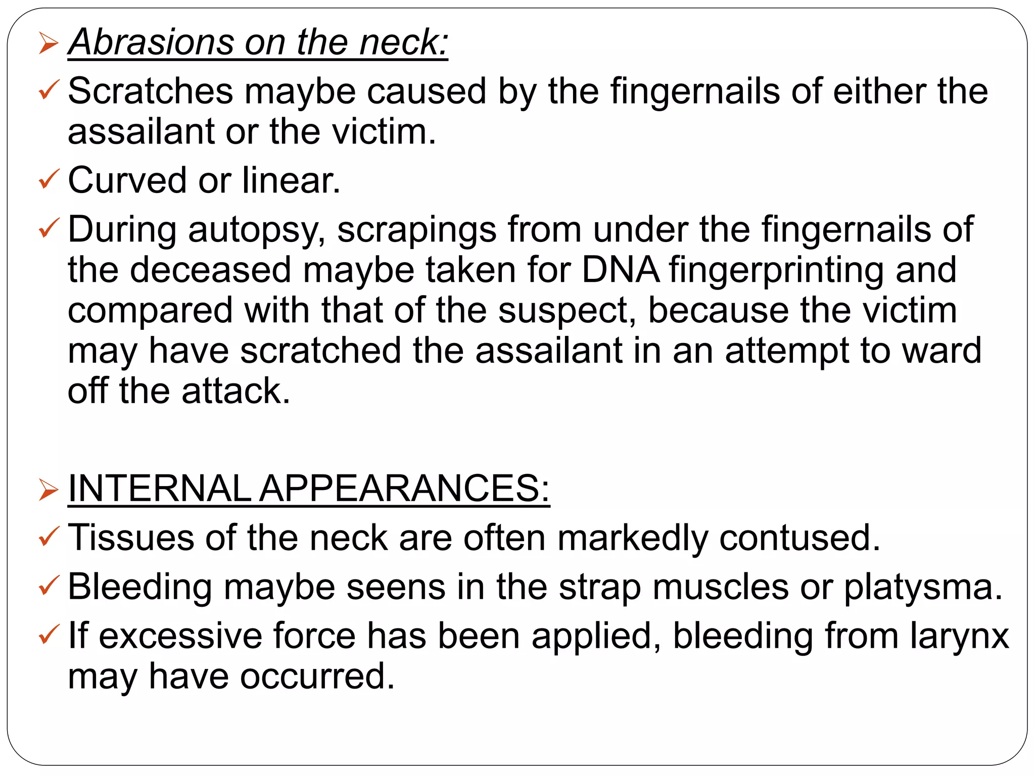 Strangulation Forensic Medicine | PPTX