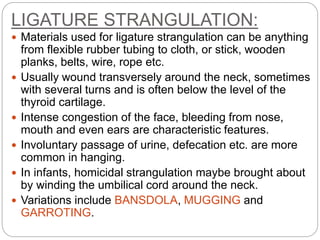 Strangulation Forensic Medicine | PPTX