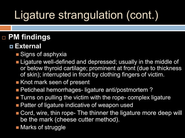 Strangulation | PPTX