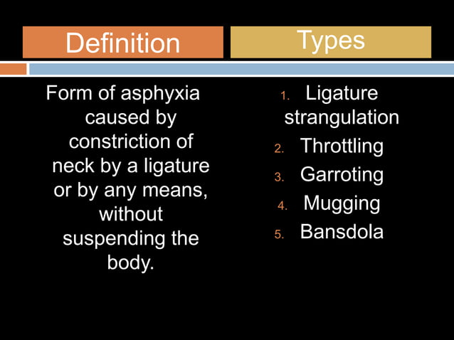 Strangulation | PPTX