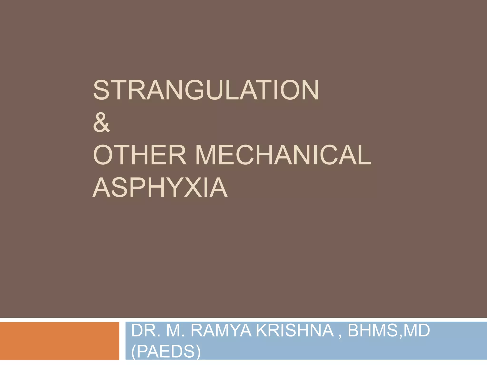 Strangulation | PPTX