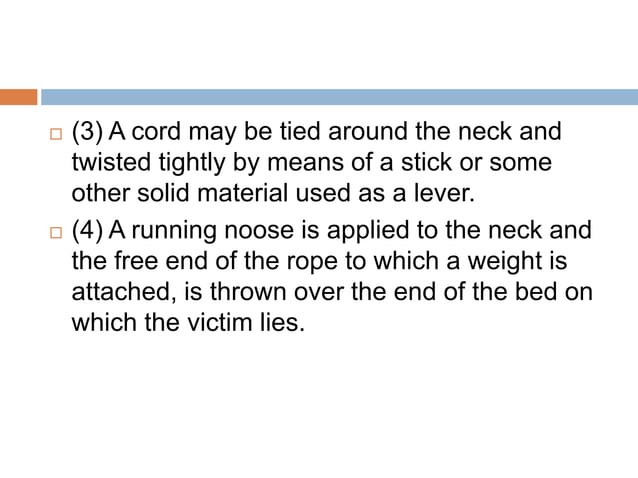 Strangulation | PPTX