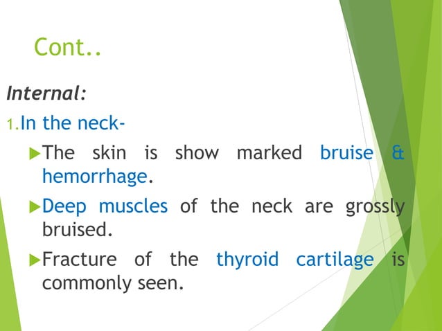 strangulation forensic medicine important.pptx | Injuries | Diseases ...