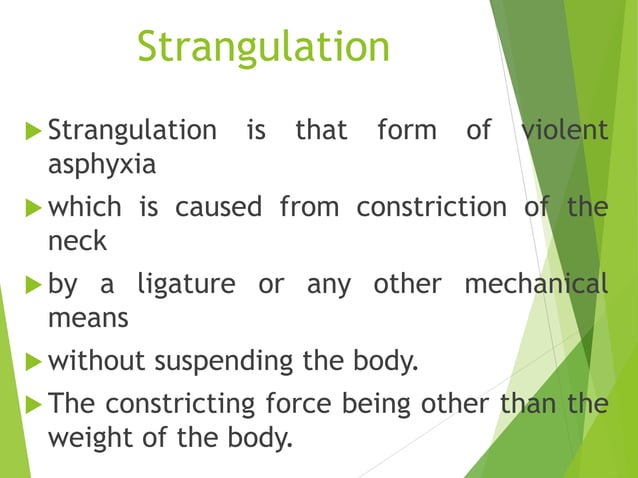 strangulation forensic medicine important.pptx | Injuries | Diseases ...