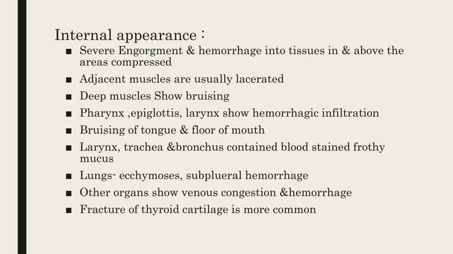 strangulation and other injuries inFmt.pptx | Thyroid Disorders ...