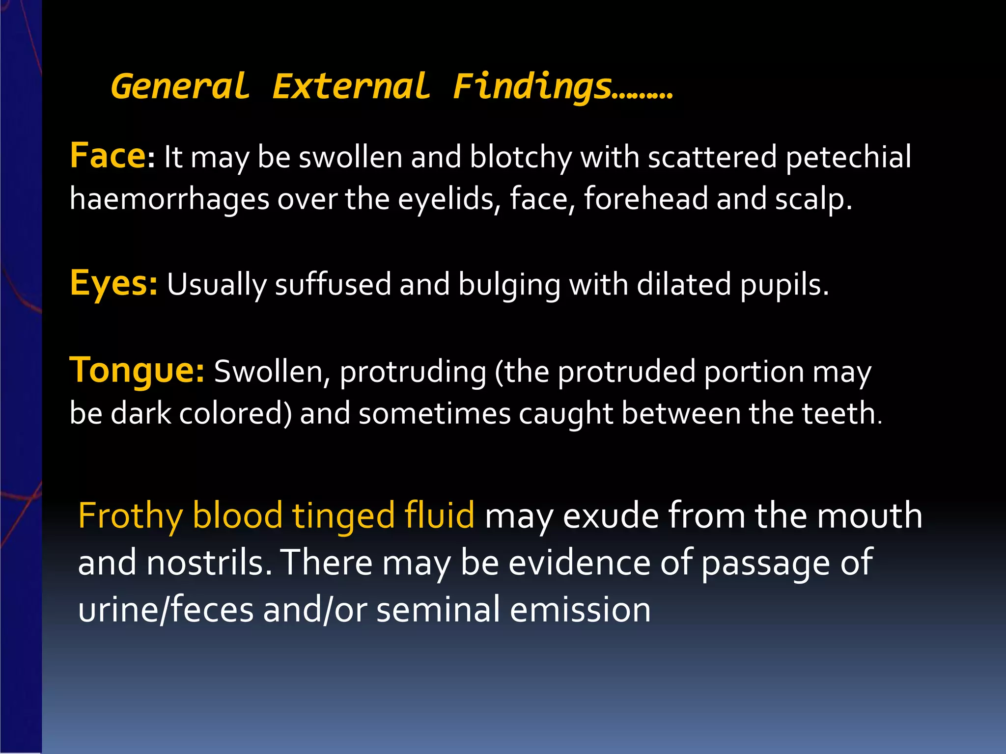 Strangulation a forensic view | PPTX