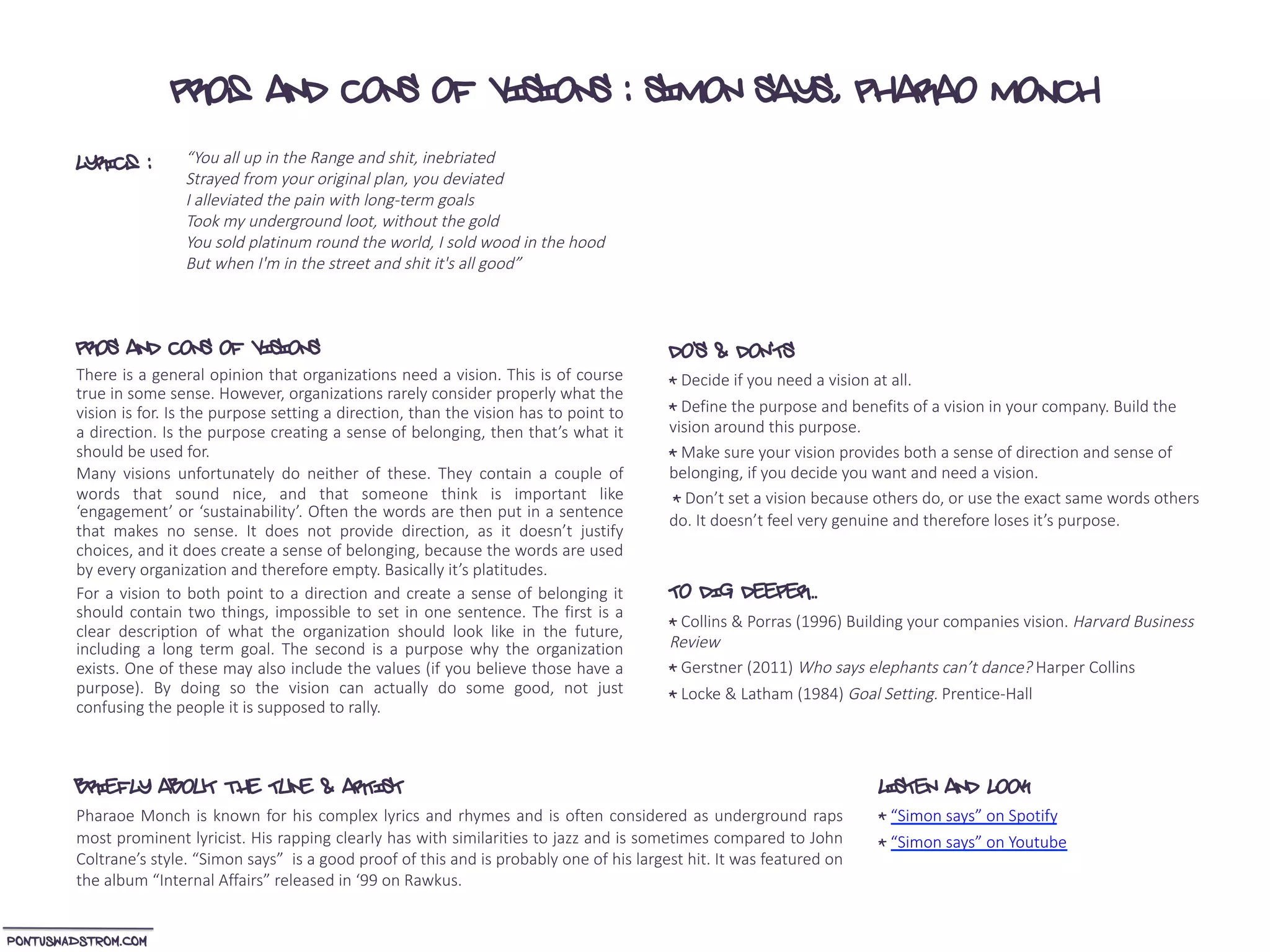 Strap what you can learn about strategy from rap wadstrom | PDF | World ...