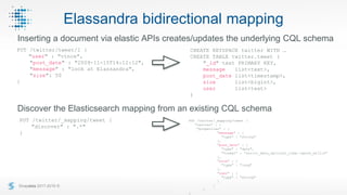 Elassandra schema management - Apache Con 2019 | PPTX