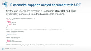 Elassandra schema management - Apache Con 2019 | PPTX