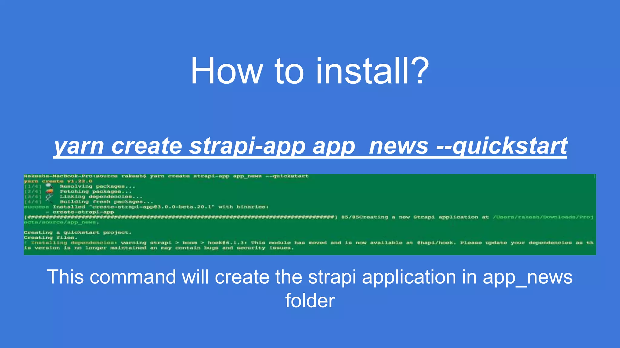 RESTFul API for news application using strapi headless cms | PPT RESTFul API for news application using strapi headless cms | PPT