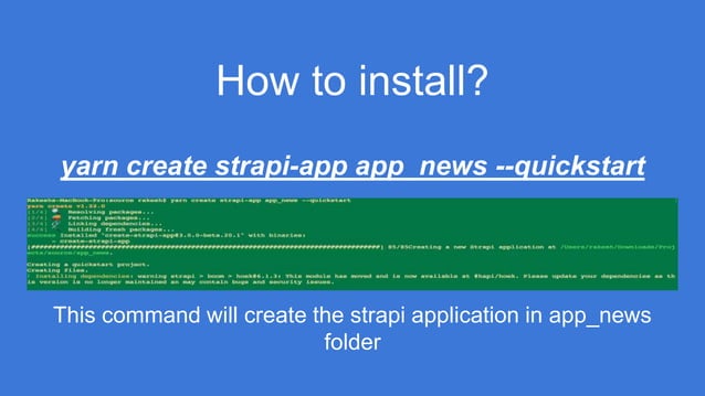 RESTFul API for news application using strapi headless cms | PPT RESTFul API for news application using strapi headless cms | PPT