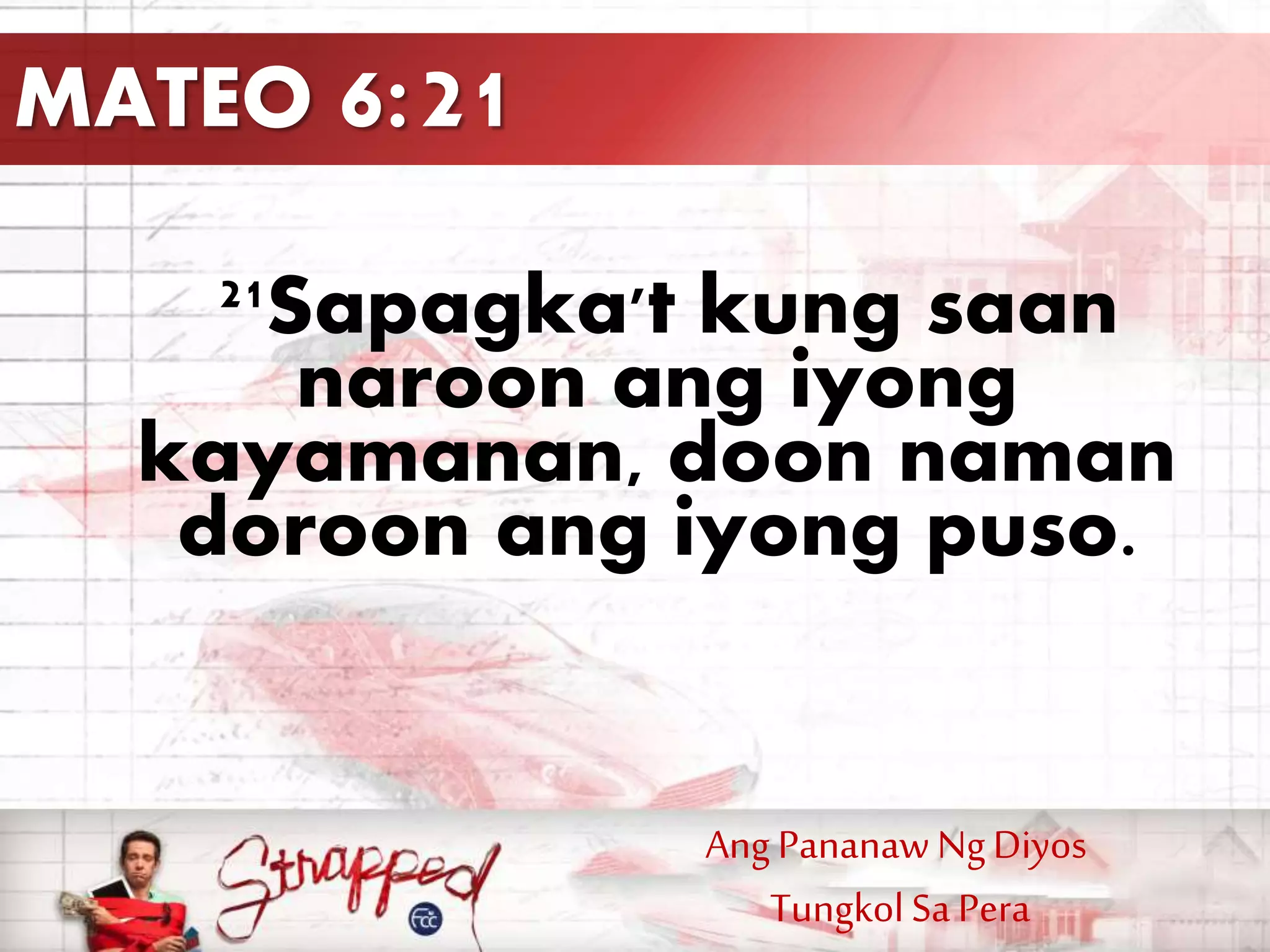 STRAPPED 5 - PTR. ALVIN GUTIERREZ - 7AM TAGALOG SERVICE | PPTX