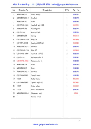 Strapping machine manual | PDF