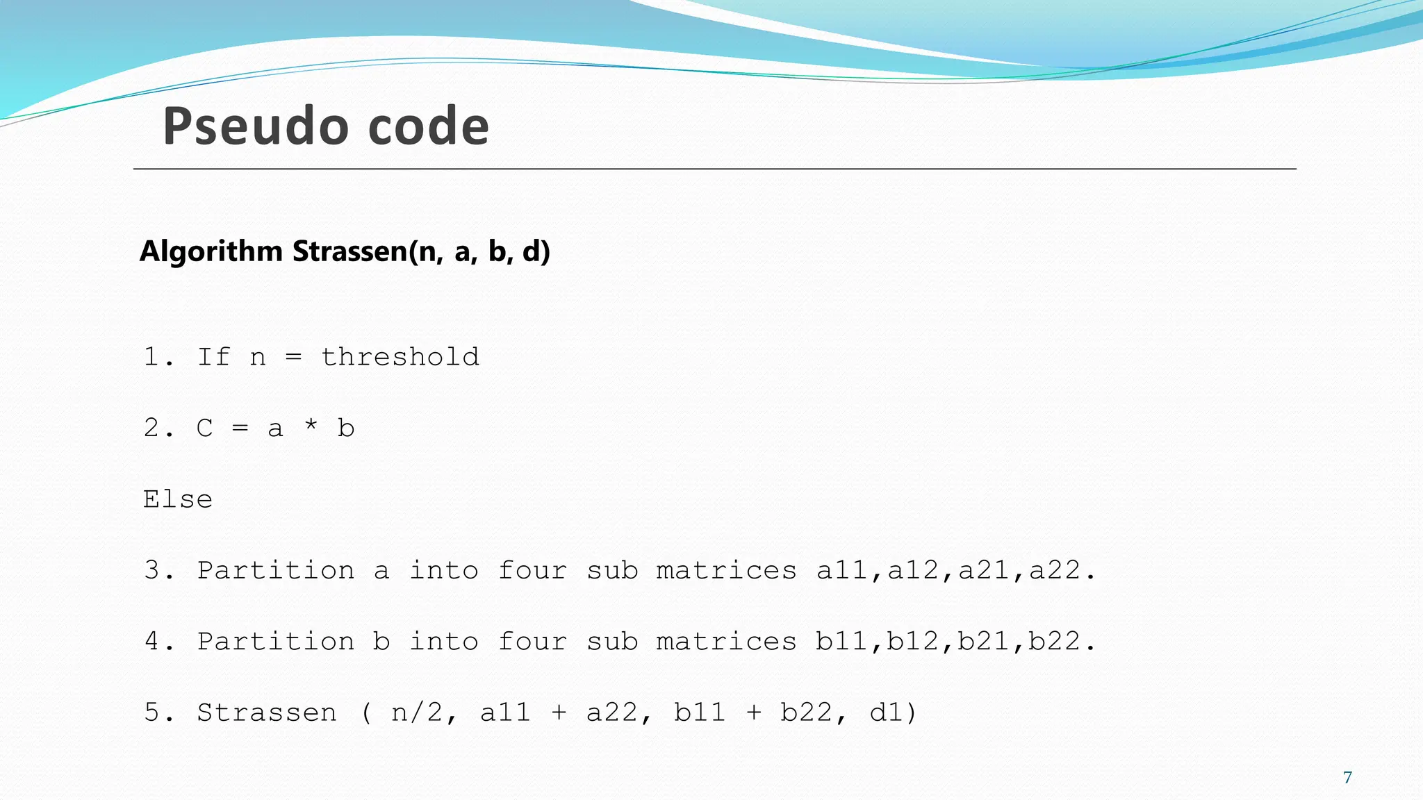 Strassen’s Algorithm.pptx