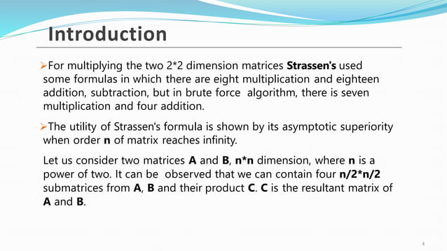 Strassen’s Algorithm.pptx