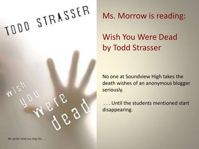 Todd Strasser book groups | PPT