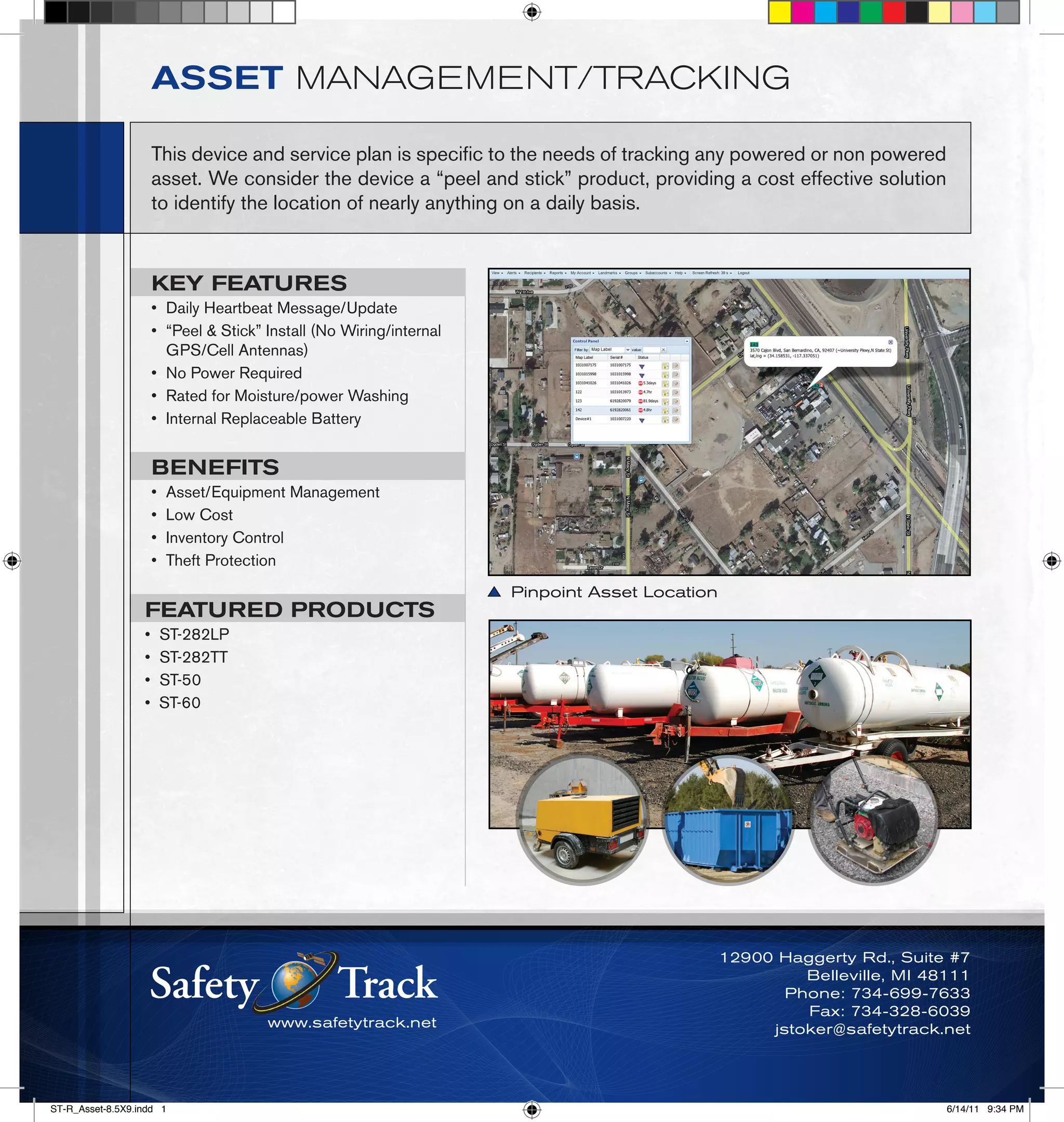 Safety Track Asset Tracking Units | PDF