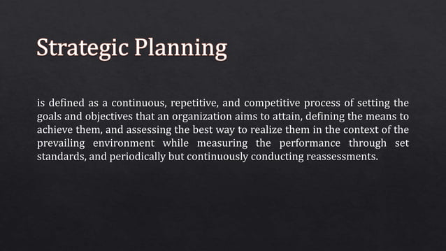 strategic management PowerPoint presentation | PPTX | Business ...