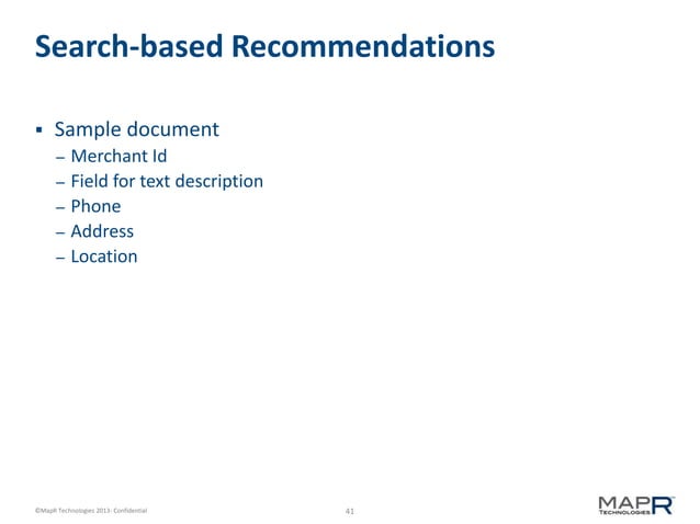 Building multi-modal recommendation engines using search engines | PPT