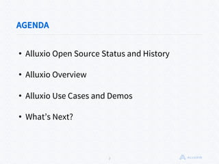 Alluxio (formerly Tachyon): The Journey thus far and the Road Ahead | PDF