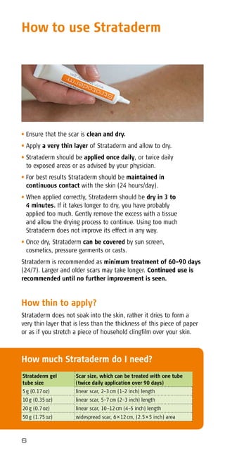 Strataderm - scar treatment and prevention with silicone | PDF