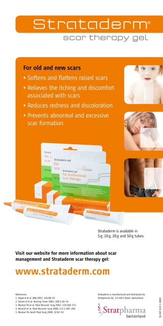 Strataderm - scar treatment and prevention with silicone | PDF
