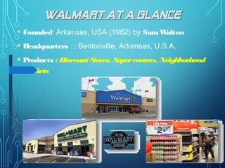 presentaion on walmart | PPT