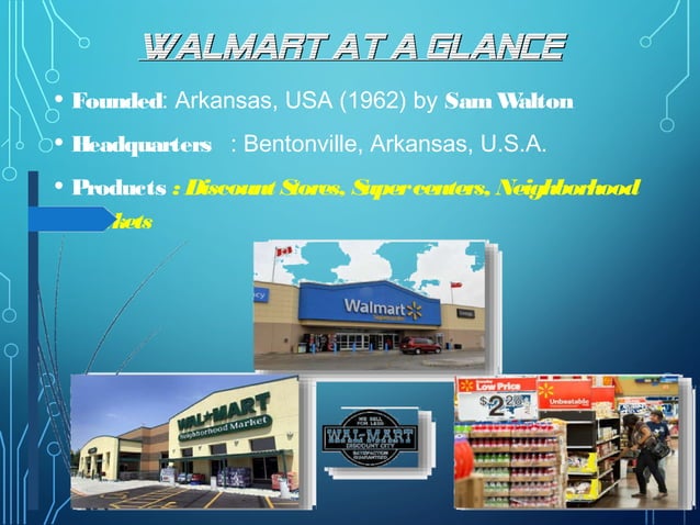 presentaion on walmart | PPT