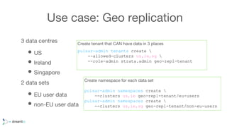 Strata London 2018: Multi-everything with Apache Pulsar | PPT