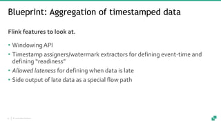 Stream processing for the practitioner: Blueprints for common stream ...