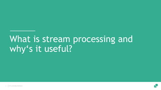 Stream processing for the practitioner: Blueprints for common stream ...