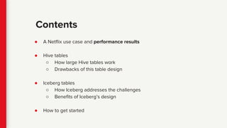 Iceberg: A modern table format for big data (Strata NY 2018) | PPT