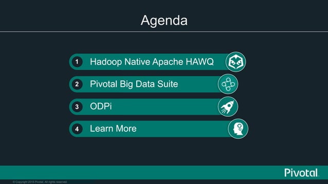 Pivotal Strata NYC 2015 Apache HAWQ Launch | PPT