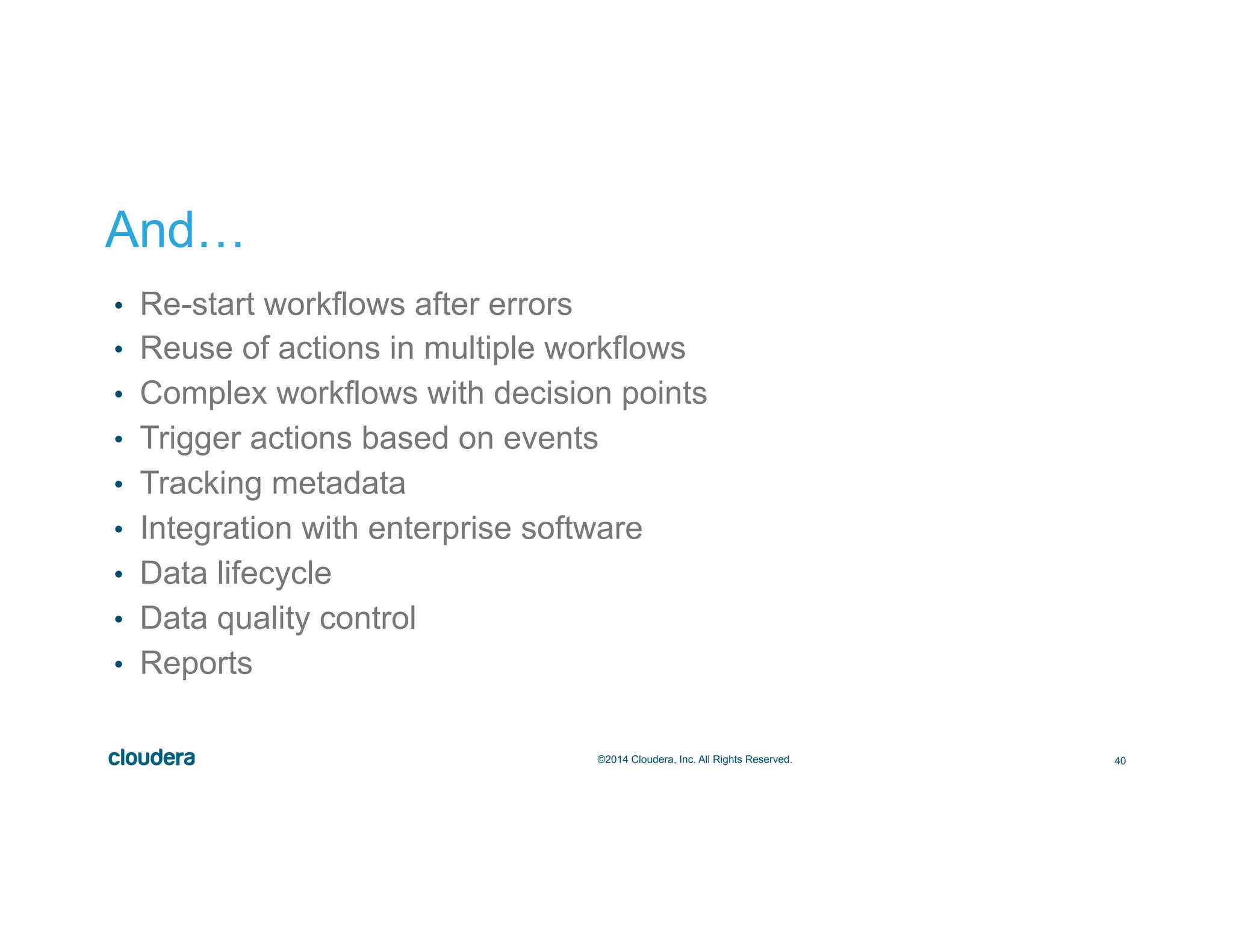 Strata NY 2014 - Architectural considerations for Hadoop applications tutorial | PPT